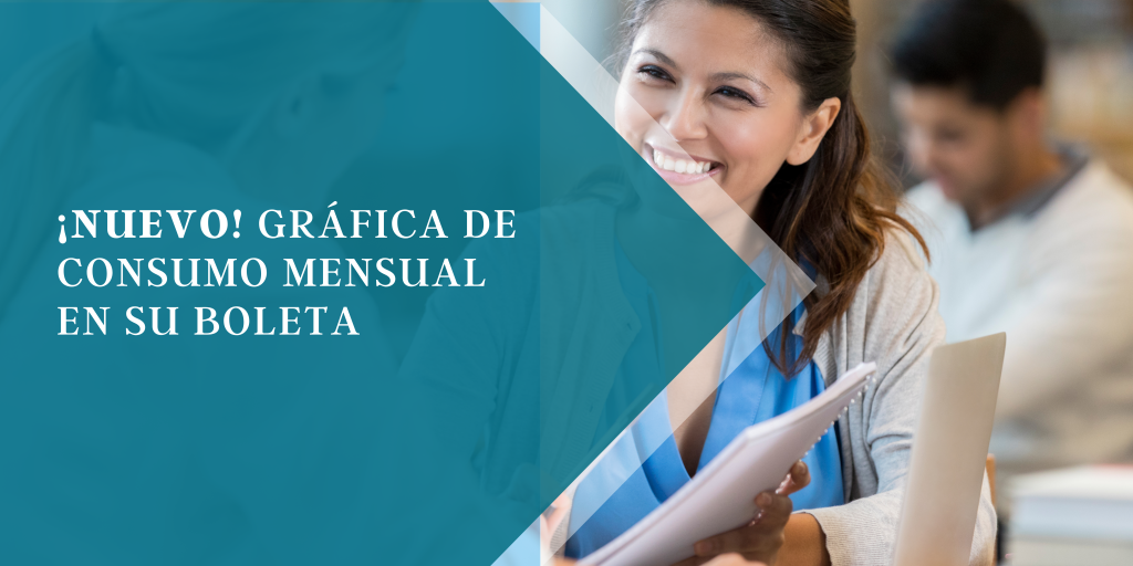 Desde ahora ¡Gráfica de consumo mensual en su boleta! - Aguas San Isidro